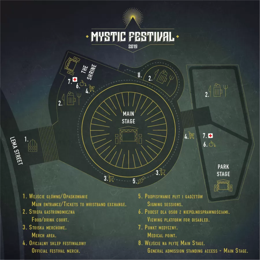 Mystic Festival 2019 - Map | Concerts-Metal