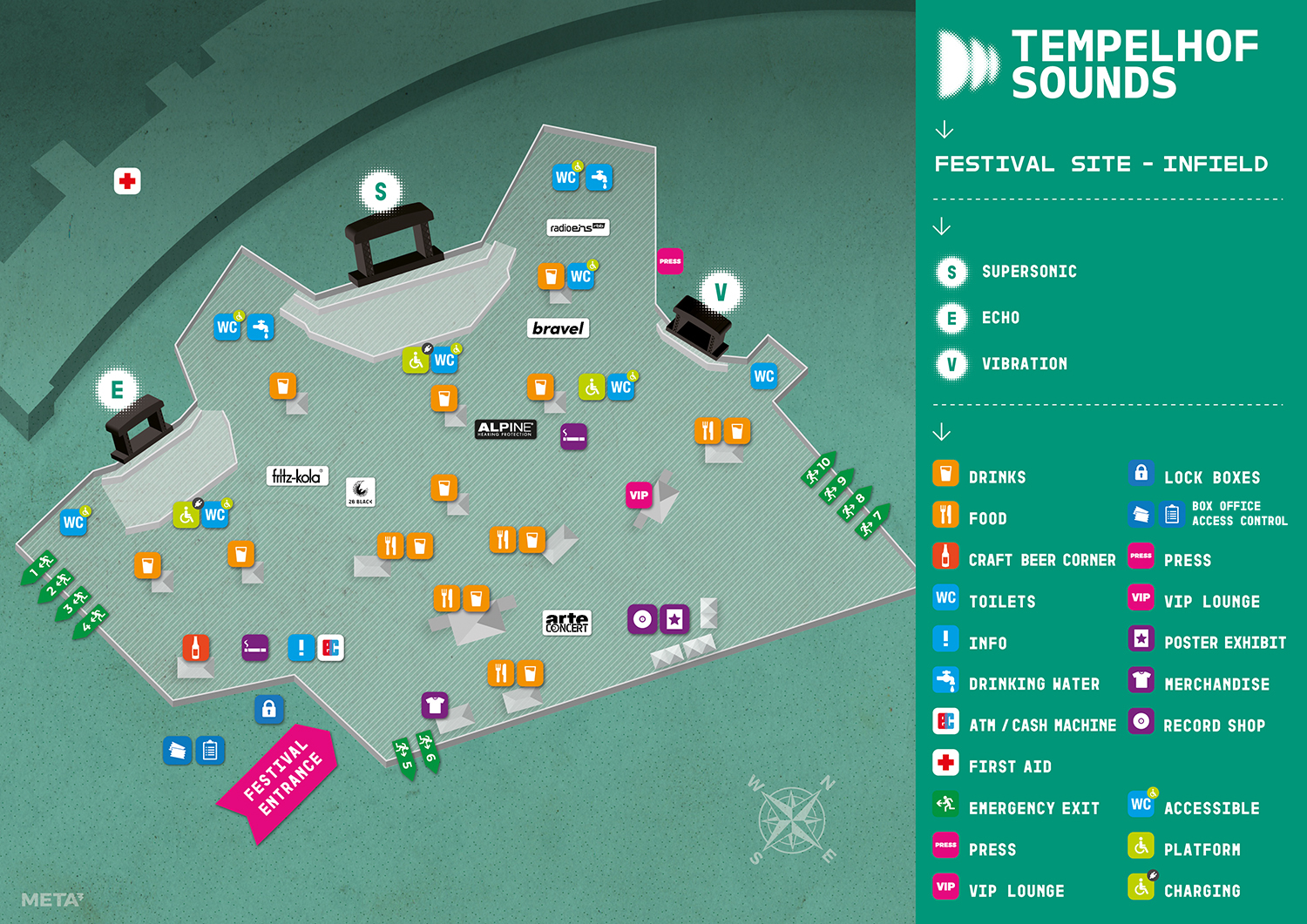Tempelhof Sounds - Carte / Plan