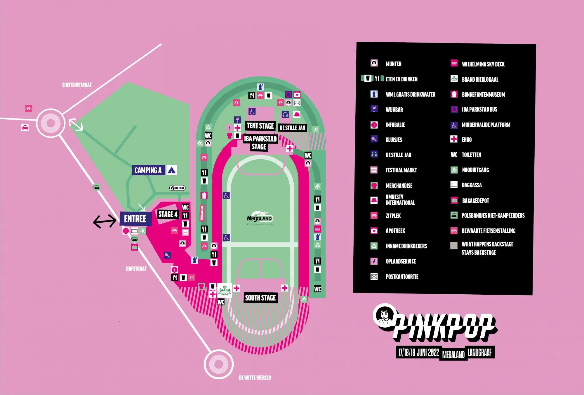 Pinkpop Festival 2022 - Map | Concerts-Metal