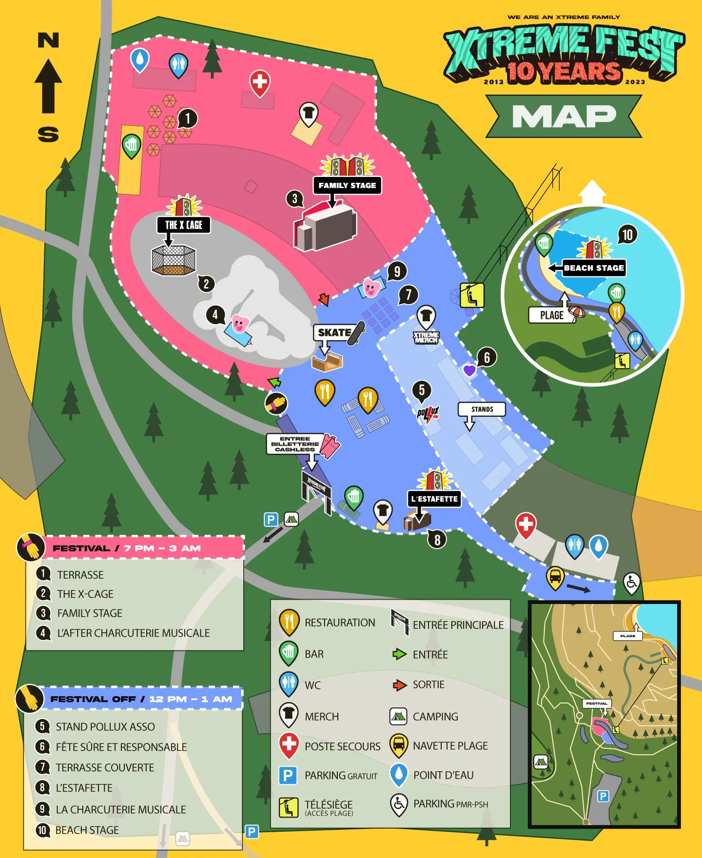 Xtreme Fest 2023 - Map | Concerts-Metal