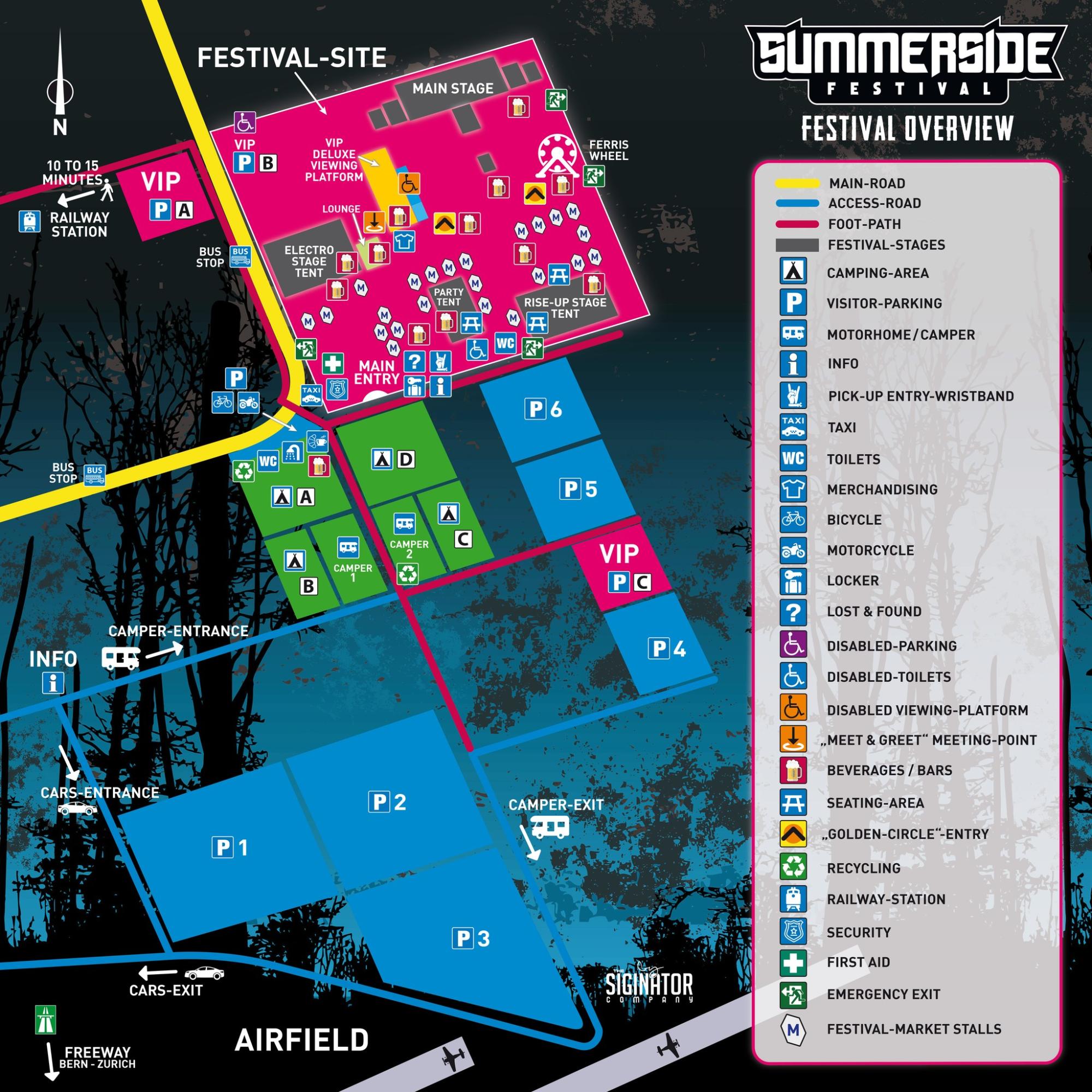 Summerside Festival 2023 - Carte / Plan