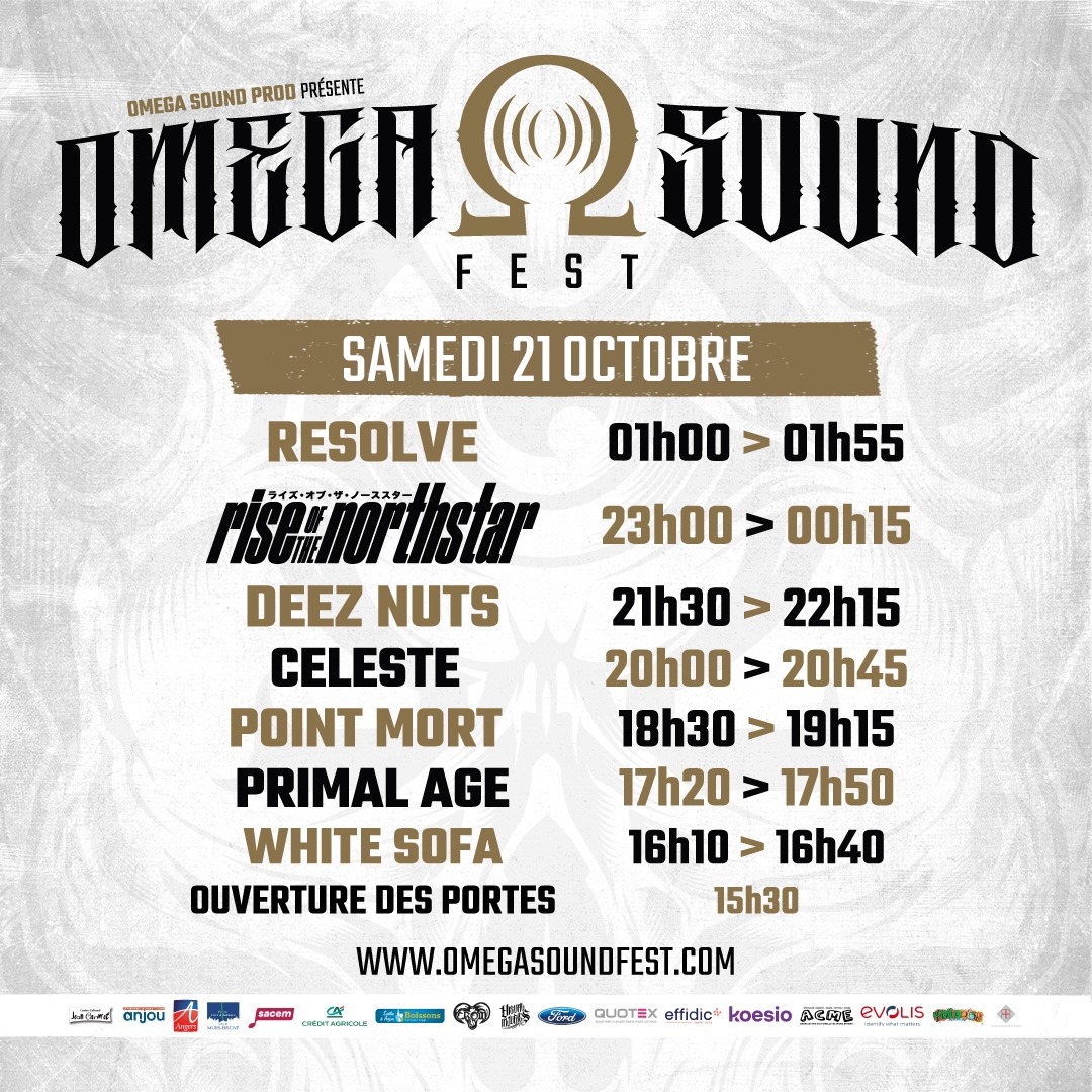Omega Sound Fest 2023 - Horaires / Running Order