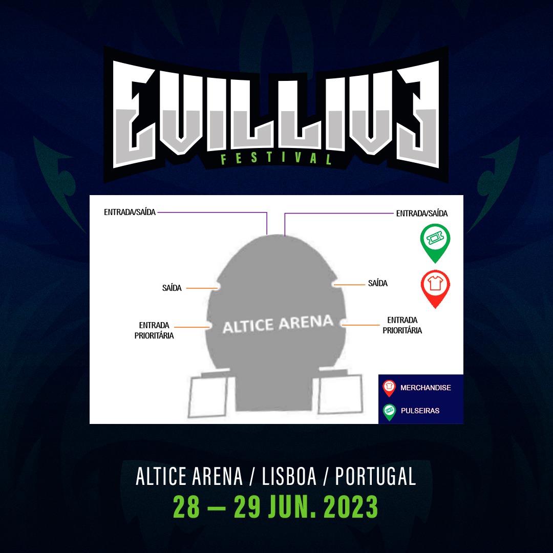 EVIL LIVE Festival 2023 - Carte / Plan