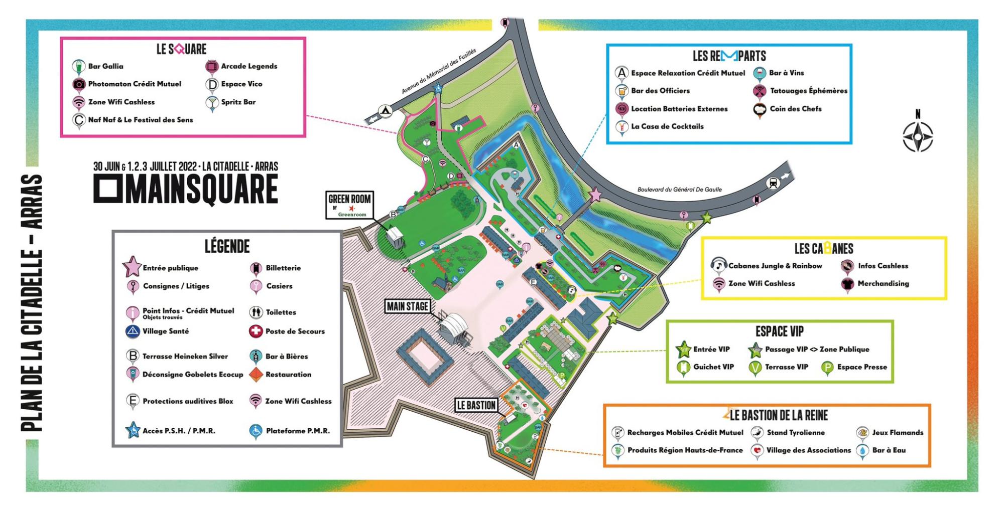 Main Square Festival 2022 - Map | Concerts-Metal
