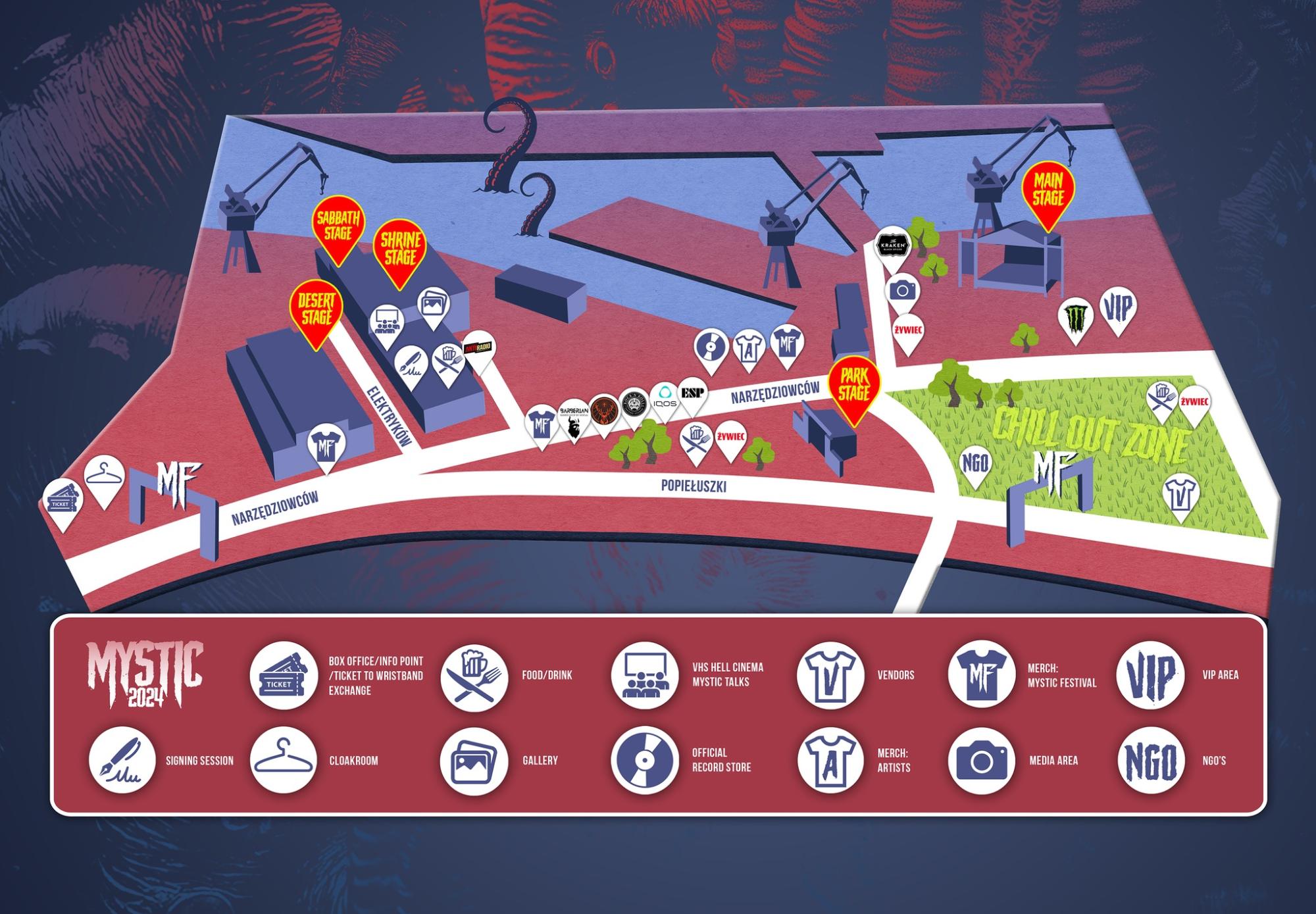 Mystic Festival 2024 - Carte / Plan