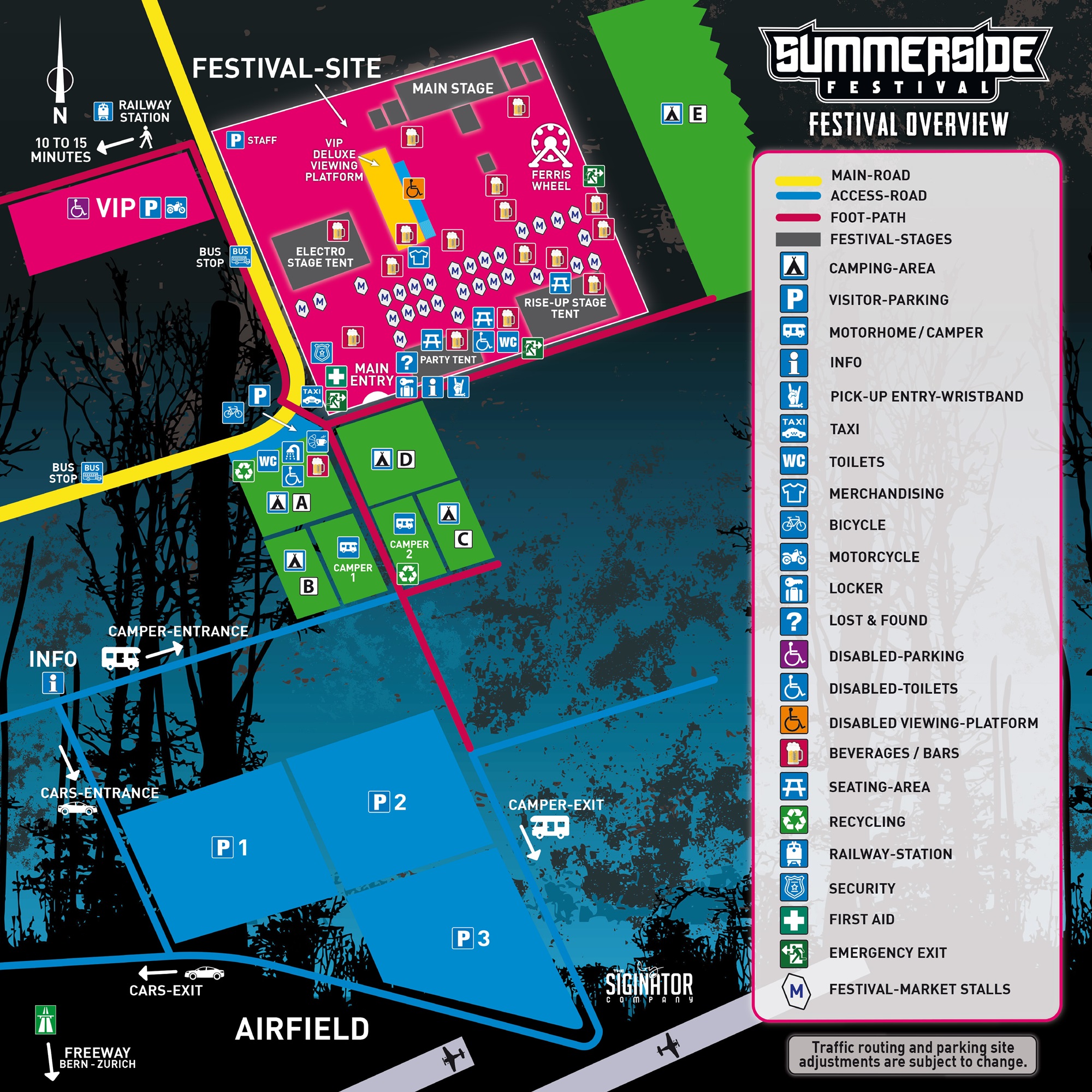 Summerside Festival 2024 - Carte / Plan