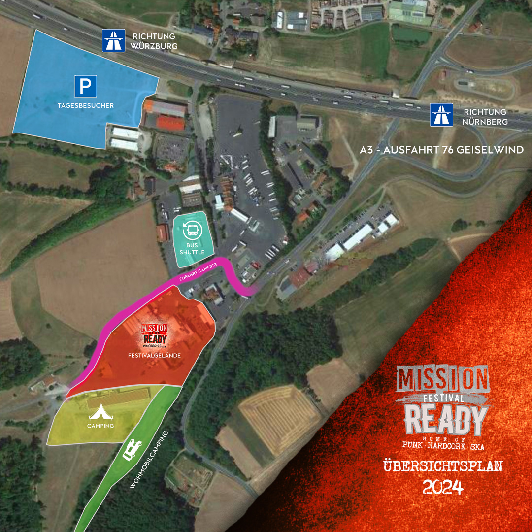 Mission Ready Festival 2024 - Carte / Plan