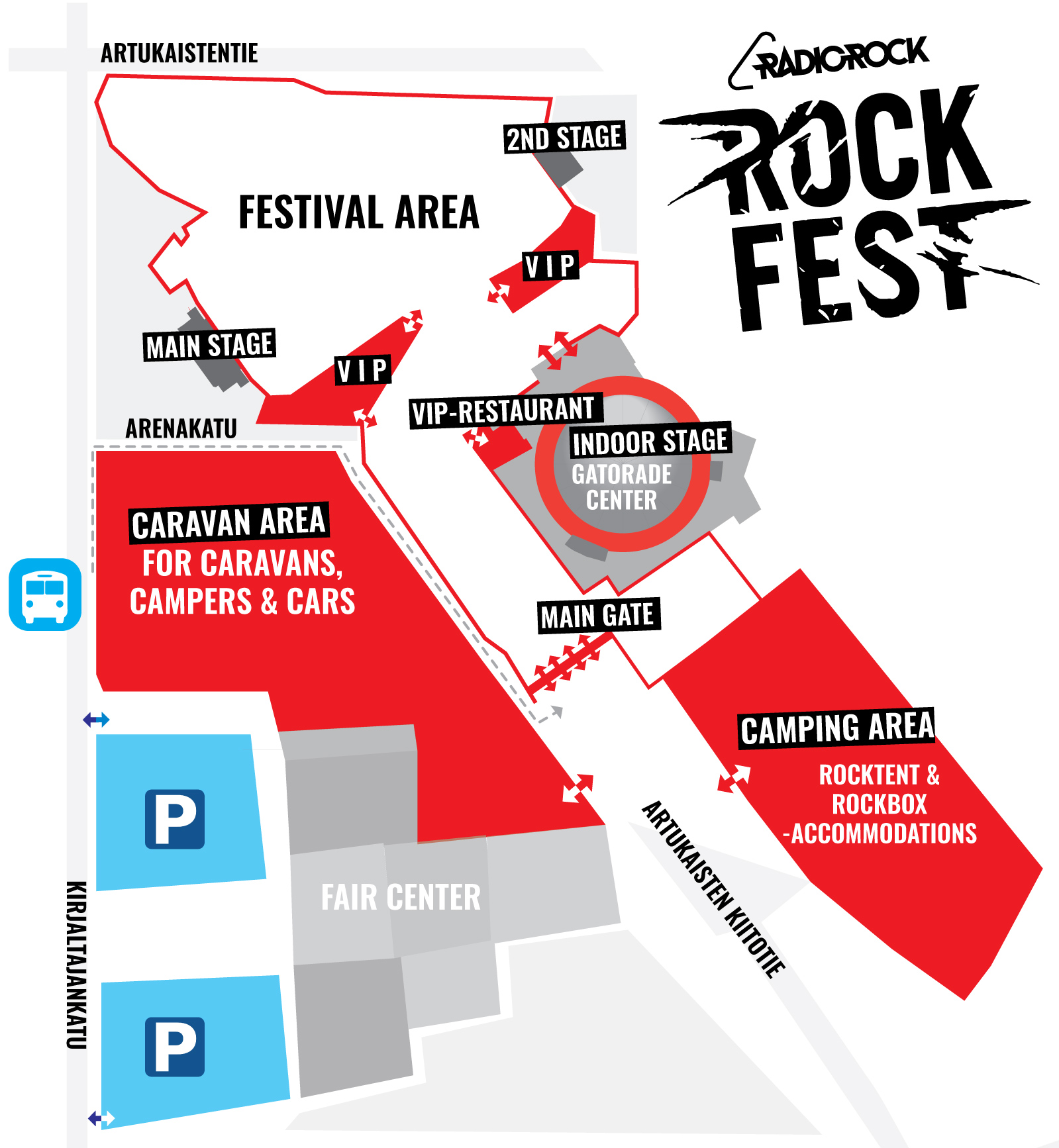RockFest 2025 - Carte / Plan