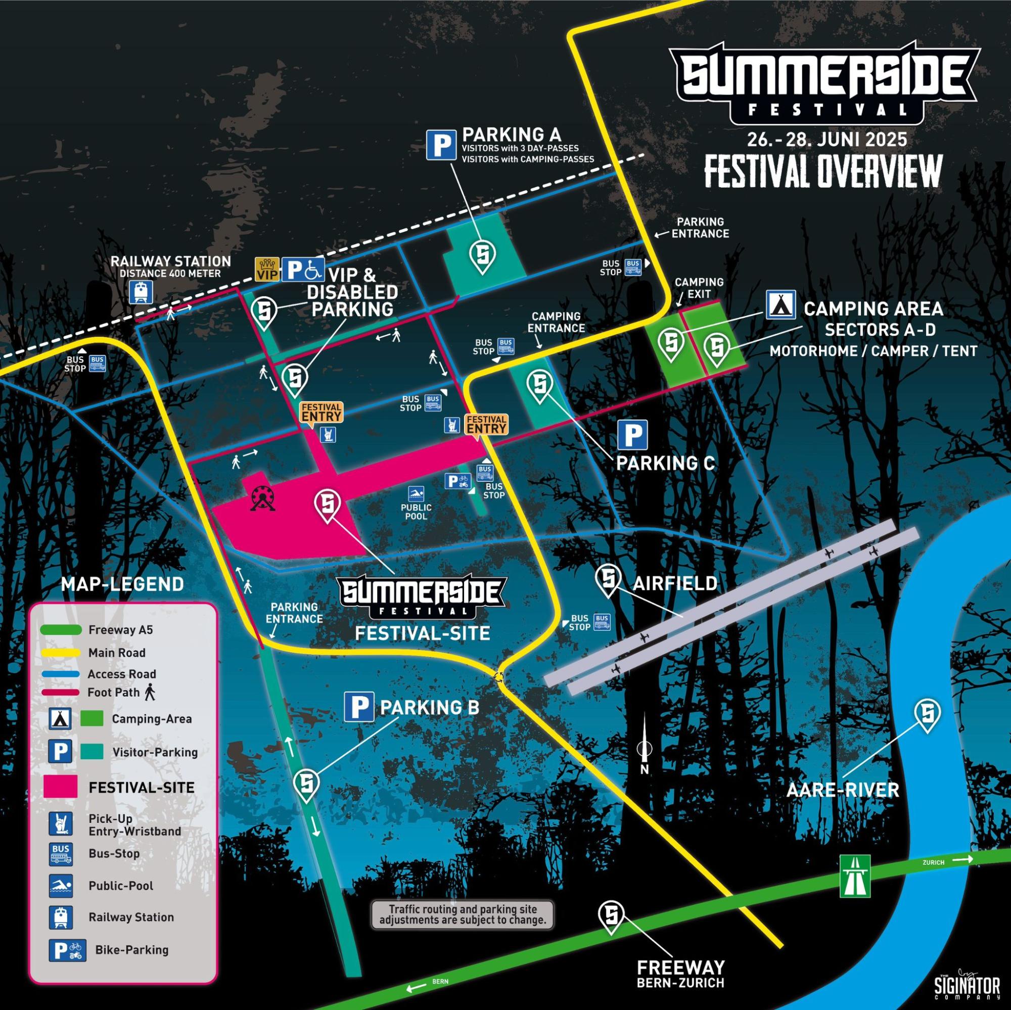 Summerside Festival 2025 - Carte / Plan