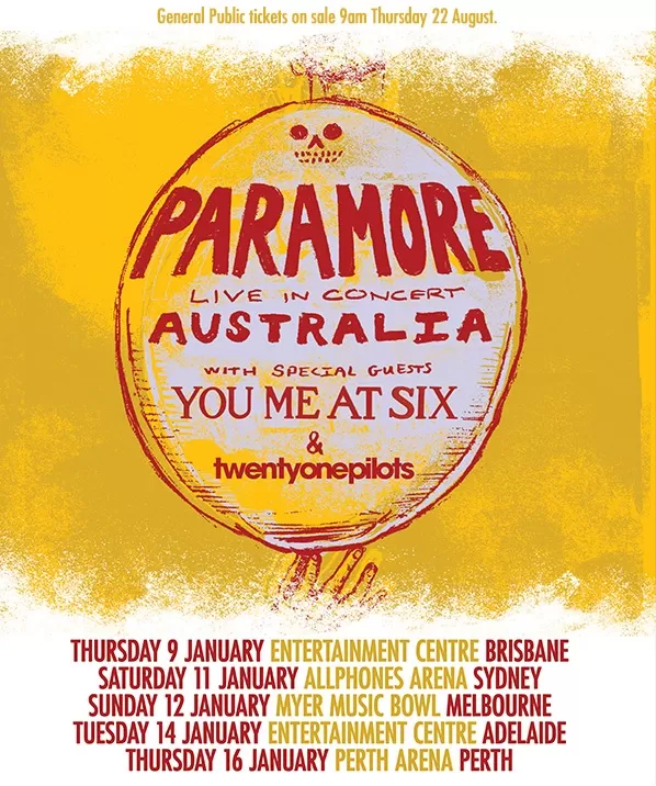 Paramore Live Australia - 09/01/2014 - Brisbane - Entertainment Center ...
