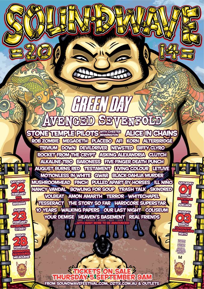 Soundwave Festival 2014 - 01/03/2014 - Adelaide - Bonython Park - Australie
