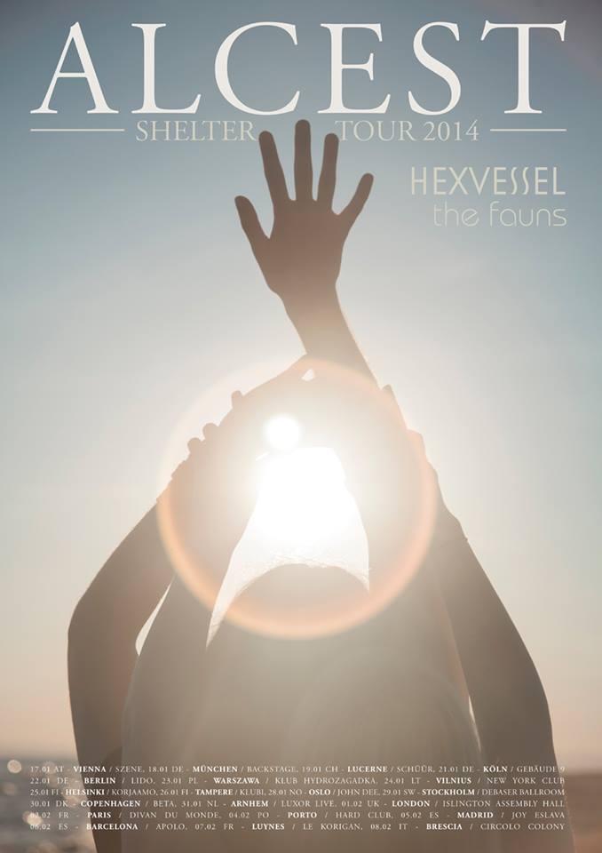 Alcest - Shelter Tour 2014 - 19/01/2014 - Lucerne - Schüür - Suisse