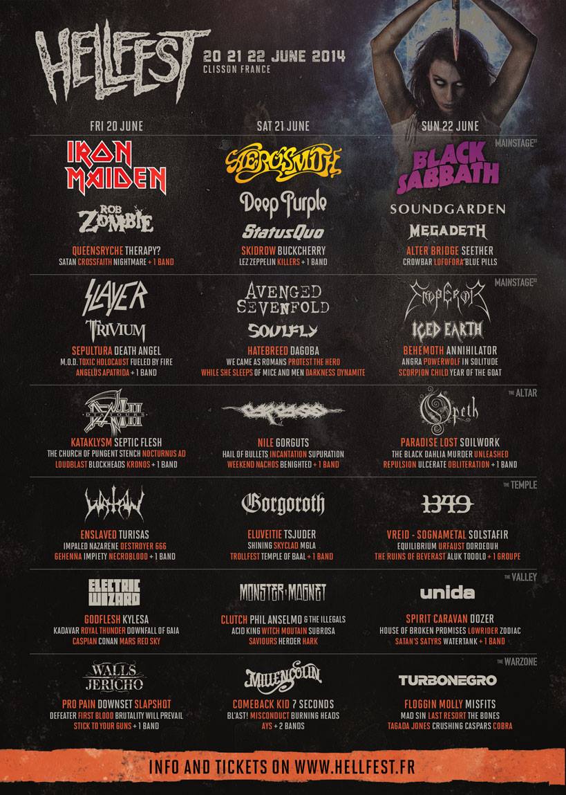 Hellfest 2014 - Map