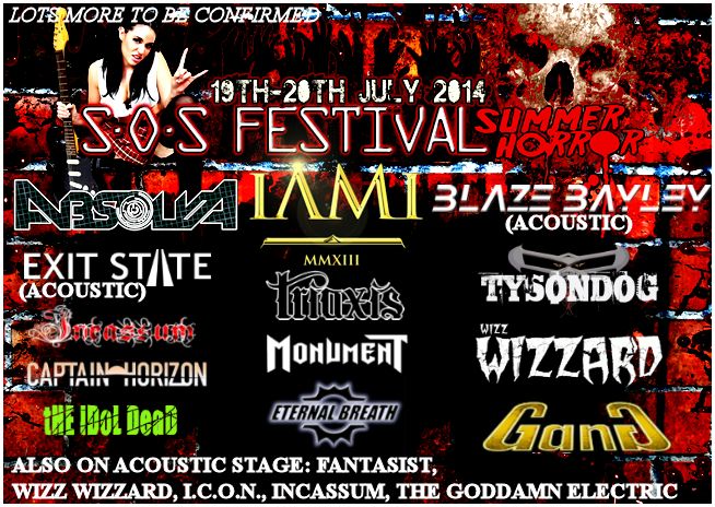 SOS Festival 2014 - 19/07/2014 (2 days) - Manchester - United Kingdom