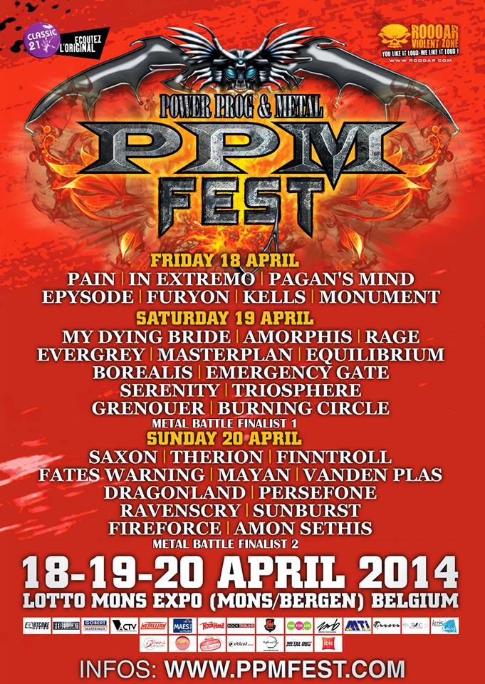 Power Prog&Metal Fest 2014 - Line up