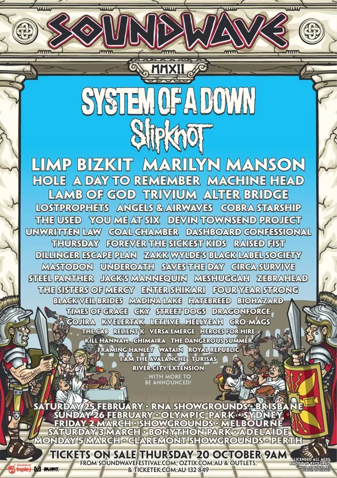 Soundwave Festival 2012 - 03/03/2012 - Adelaide - Bonython Park - Australie