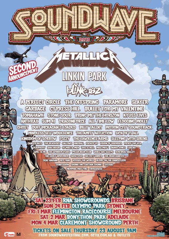 Soundwave Festival 2013 - 04/03/2013 - Perth - Australie