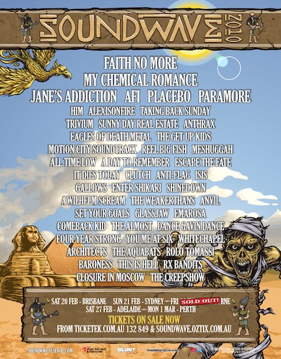 Soundwave Festival 2010 - 20/02/2010 - Brisbane - RNA Showgrounds ...