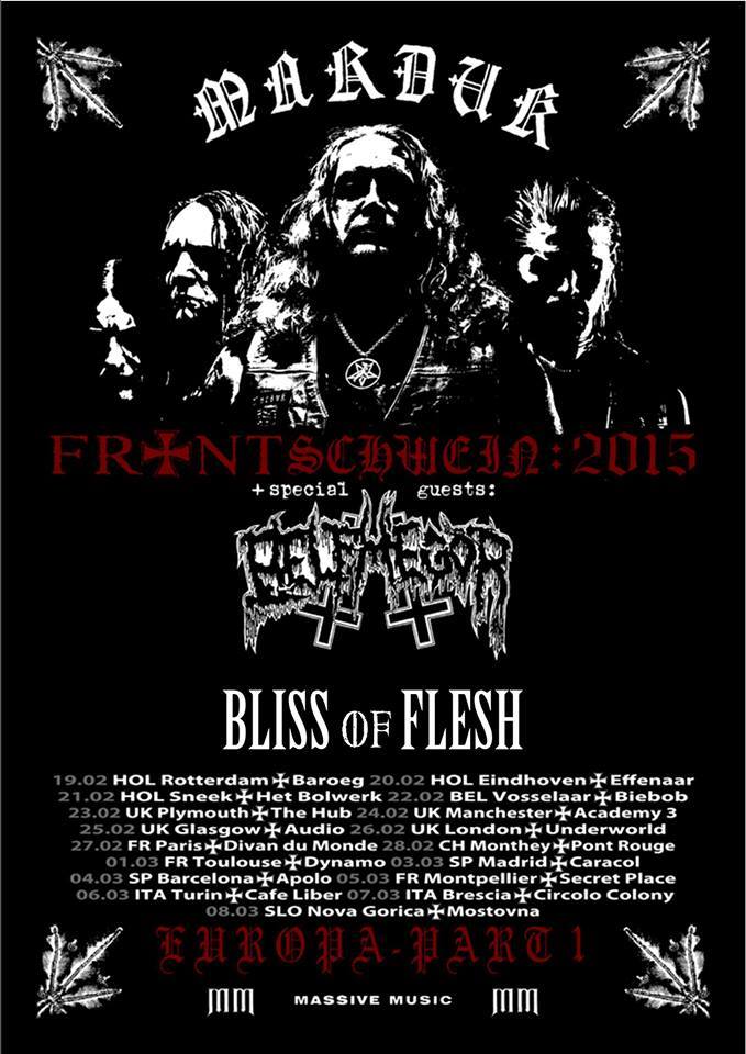 Marduk + Belphegor Tour - Line up