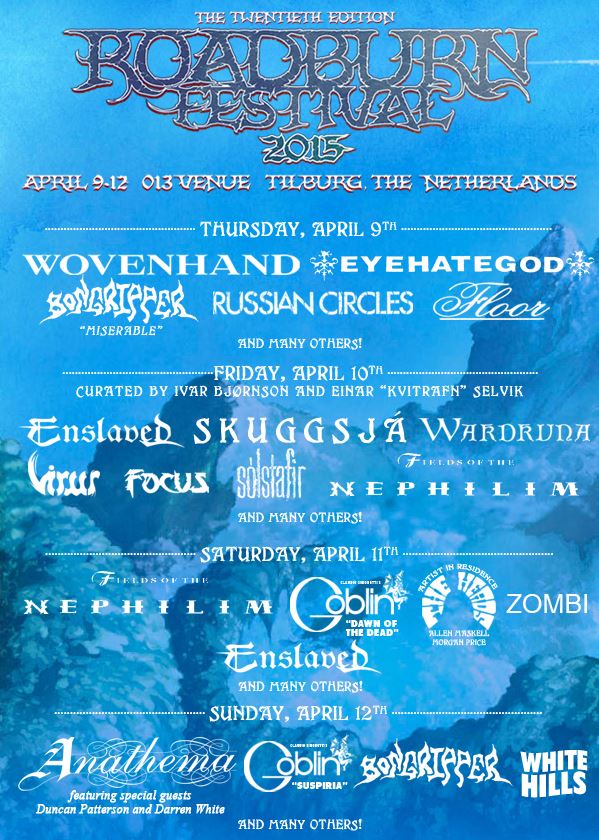 Roadburn 2015 - 09/04/2015 (4 days) - Tilburg - 013 - Netherlands