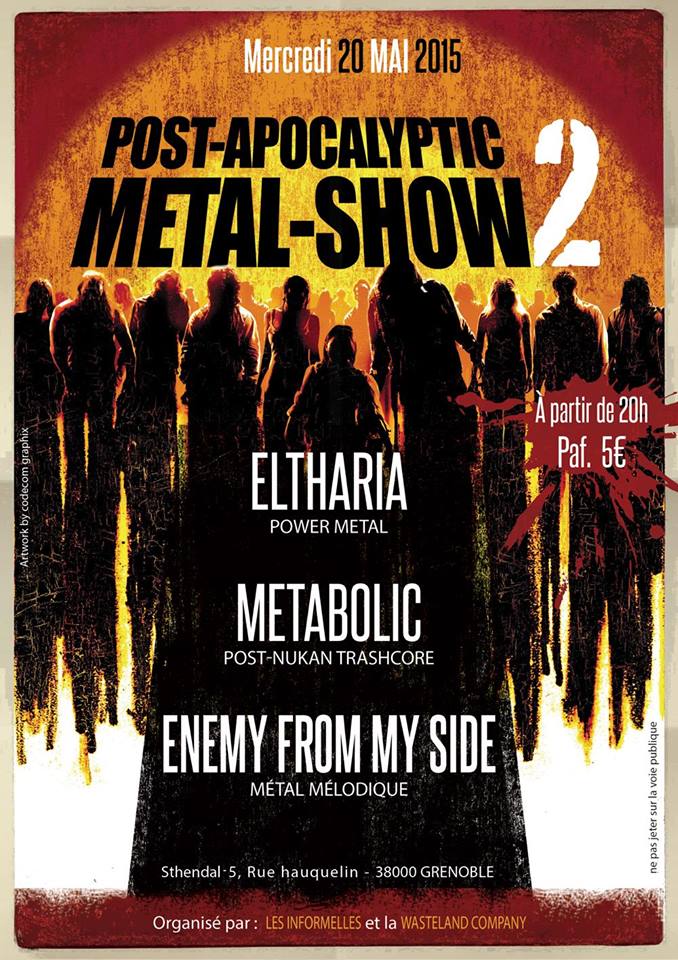 Post-Apocalyptic Metal-Show - 20/05/2015 - Grenoble - Salle Sthendal ...