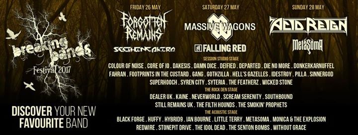 Breaking Bands Festival 2017 - 26/05/2017 (3 jours) - Bromsgrove ...