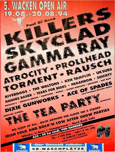 Wacken Open Air 1994 - 19/08/1994 (2 Tage) - Wacken - Deutschland