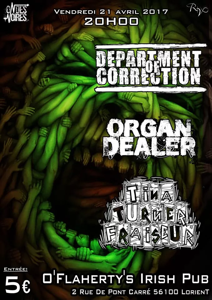 Concert Grindcore - 21/04/2017 - Lorient - O'Flaherty's Irish Pub - France