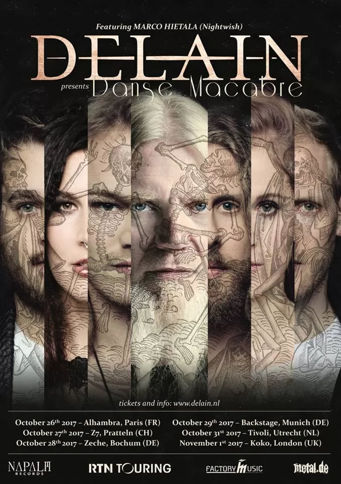 Concert Delain - 26/10/2017 - Paris - Alhambra - France