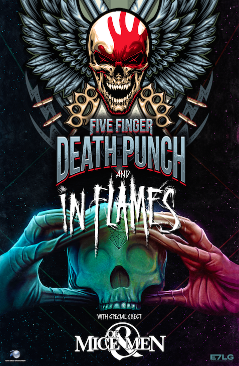 5FDP + In Flames Tour 2017 - 20/12/2017 - Leeds - First Direct Arena ...