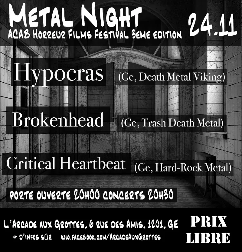 Metal Night - 24/11/2017 - Genève - Suisse