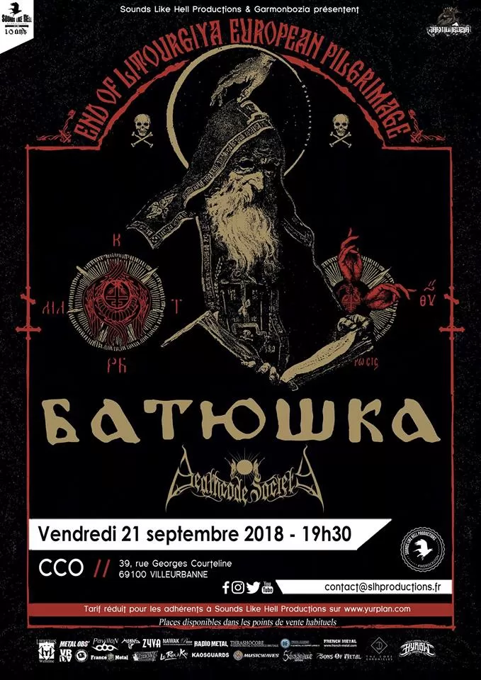 Concert Batushka - 21/09/2018 - Villeurbanne - CCO - France