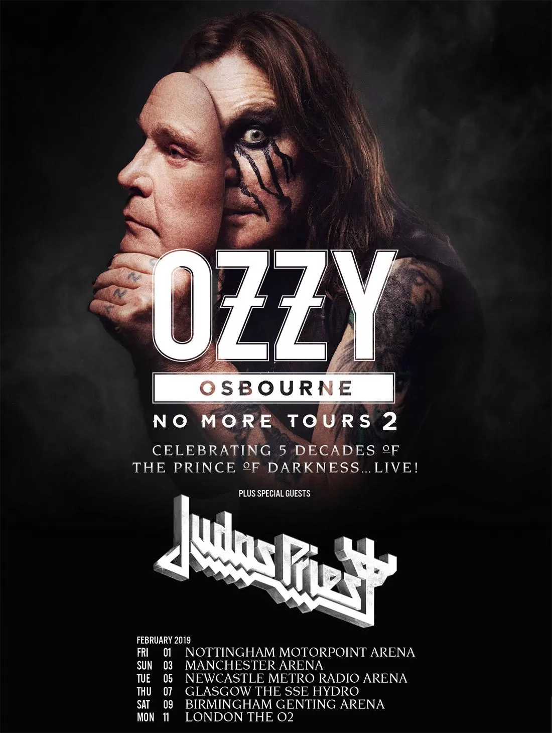 Concert Ozzy Osbourne - 03/02/2019 - Manchester - AO Arena - Royaume Uni