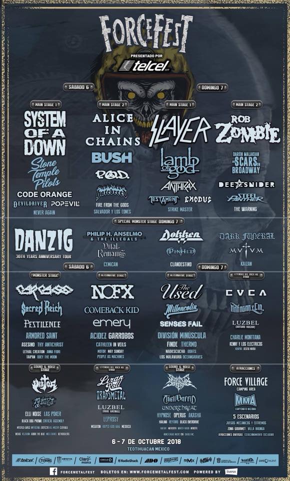 Force Fest 2018 - Line up