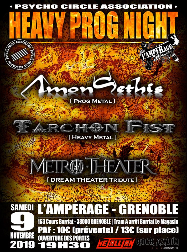 Heavy Prog Night - 09/11/2019 - Grenoble - L'Ampérage - France