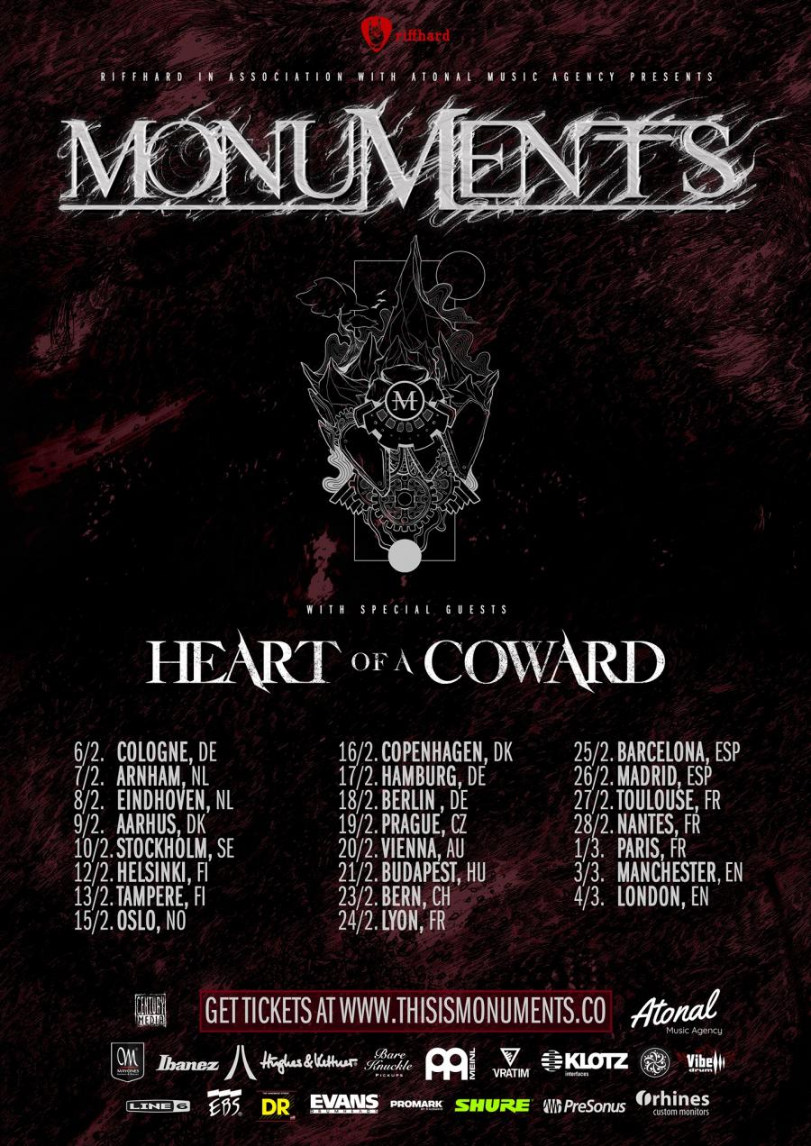 Event Monuments - 09/02/2020 - Aarhus - Voxhall - Denmark