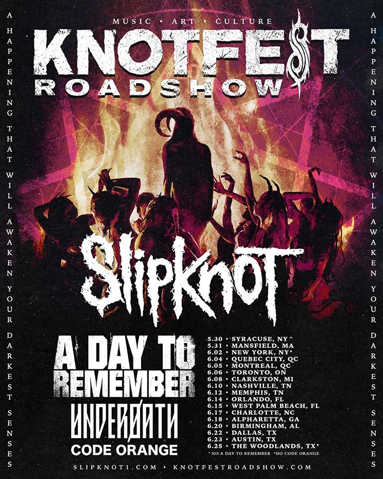Knotfest Roadshow tour 2020 - 23/06/2020 - Del Valle (Austin ...
