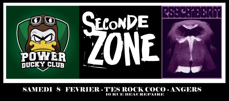 Power Ducky Club / Seconde Zone / Psychiderm - Cartel