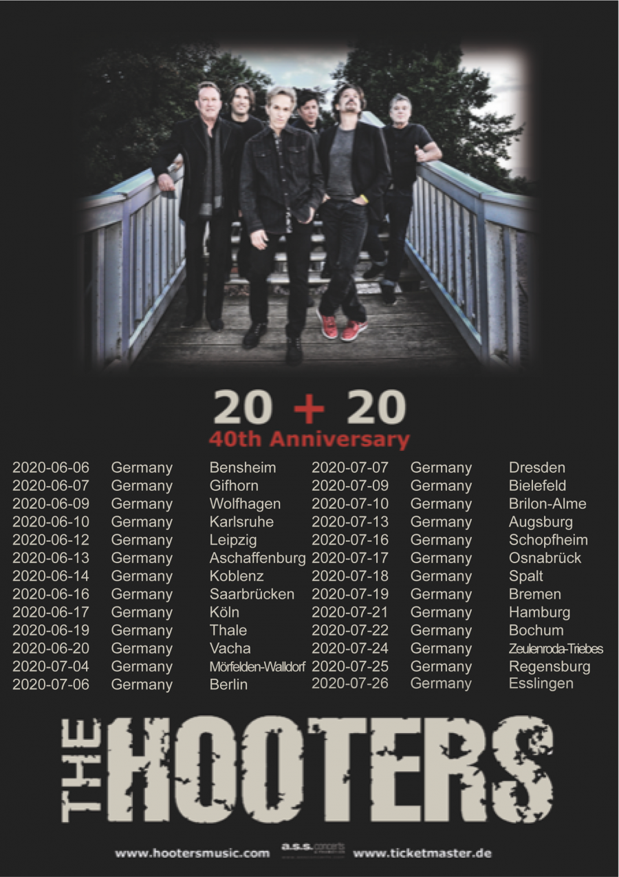 The Hooters - Anniversary Tour 2020 - 22/07/2020 - Bochum - Zeche - Germany