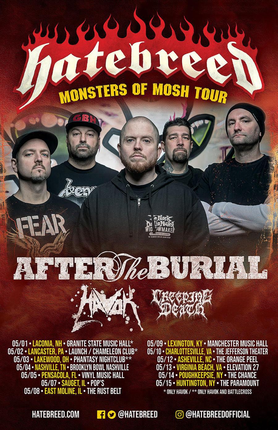 Evento Hatebreed - Line up