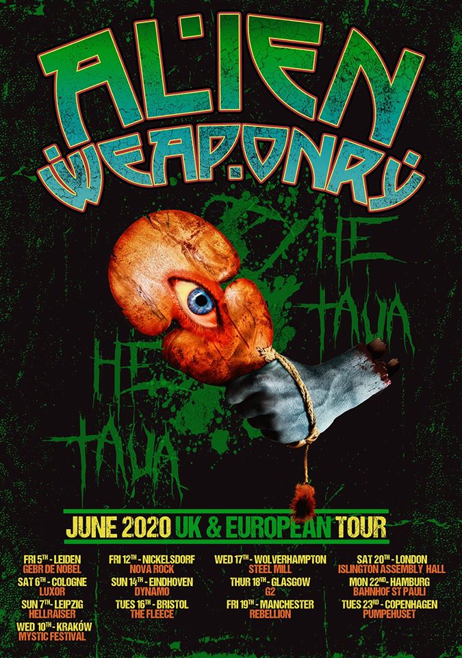 Concierto Alien Weaponry - 20/06/2020 - London - O2 Academy Islington ...