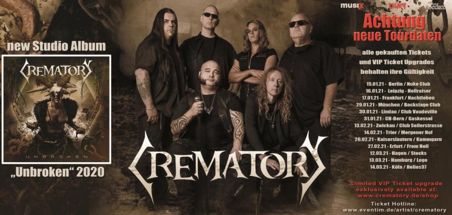 Konzert CREMATORY - 27/02/2021 - Erfurt - From Hell - Deutschland