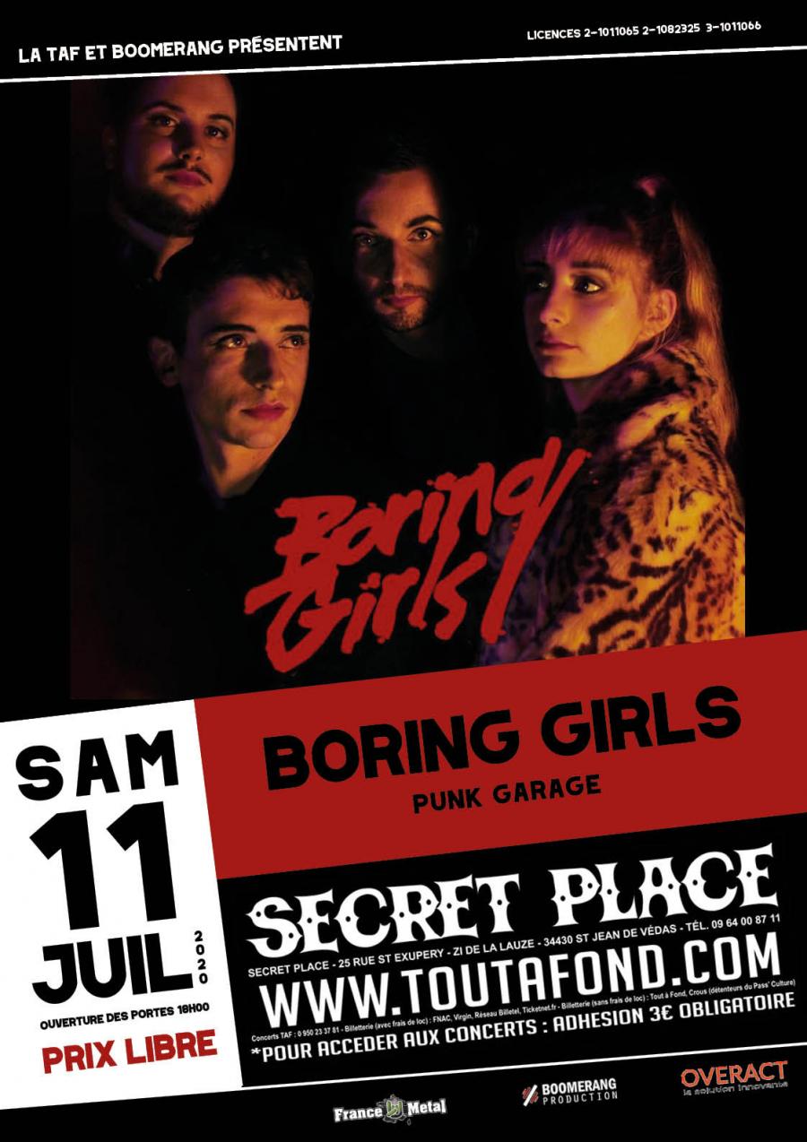 Boring Girls @Secret Place - 11/07/2020 - Montpellier (St Jean-de-Védas ...
