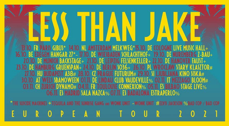Concert Less Than Jake - 28/10/2021 - Prague - Futurum - Tchéquie