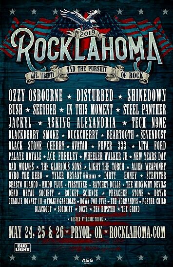 Rocklahoma 2019 - 24/05/2019 (3 days) - Pryor - Rocklahoma - United States