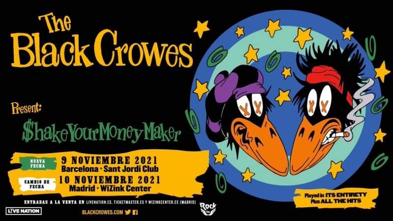 Event The Black Crowes - 10/11/2021 - Madrid - Movistar Arena - Spain