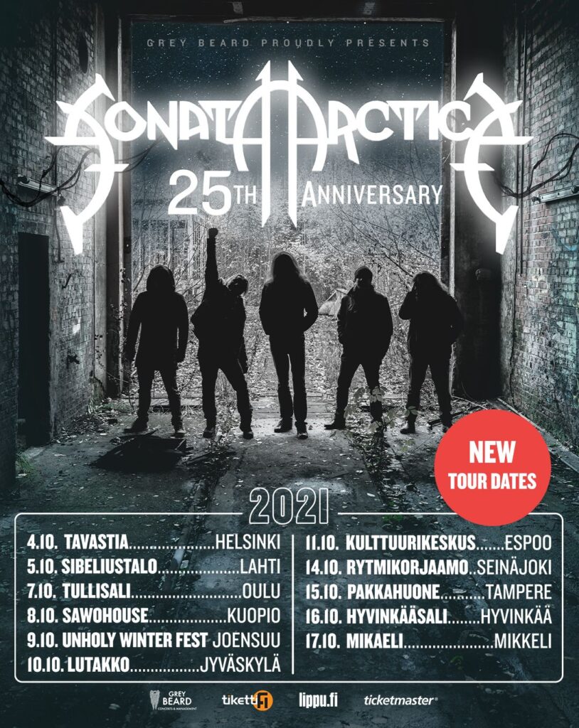 Concert Sonata Arctica - 04/10/2021 - Helsinki - Tavastia - Finlande