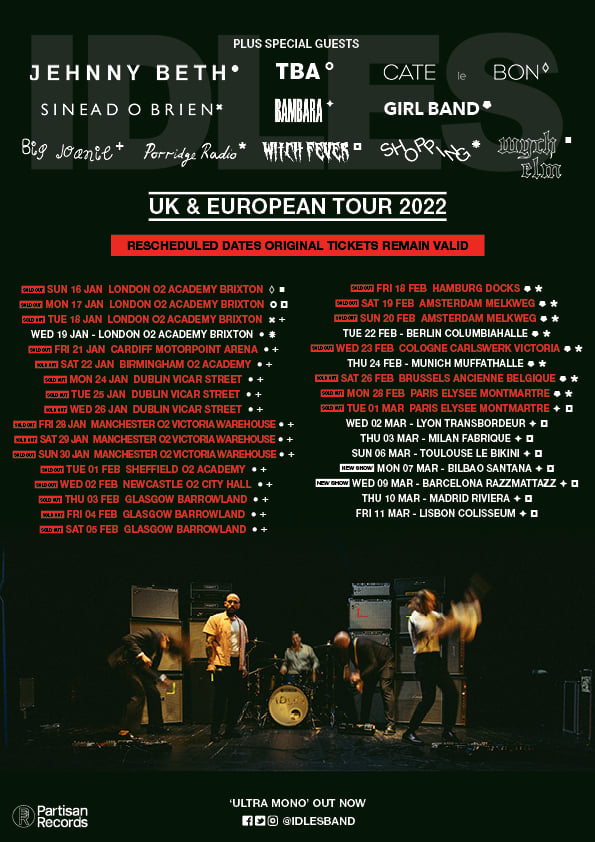 Concert Idles - 28/01/2022 - Manchester - O2 Victoria Warehouse ...