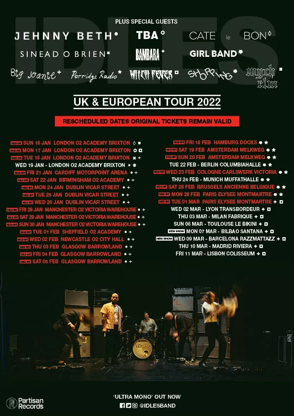 Concert Idles - 28/01/2022 - Manchester - O2 Victoria Warehouse ...