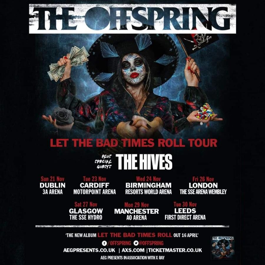 Event The Offspring - 24/11/2021 - Birmingham - Resorts World Arena ...